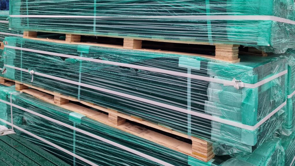 V Mesh Post for 1.73m V Mesh Panels Green