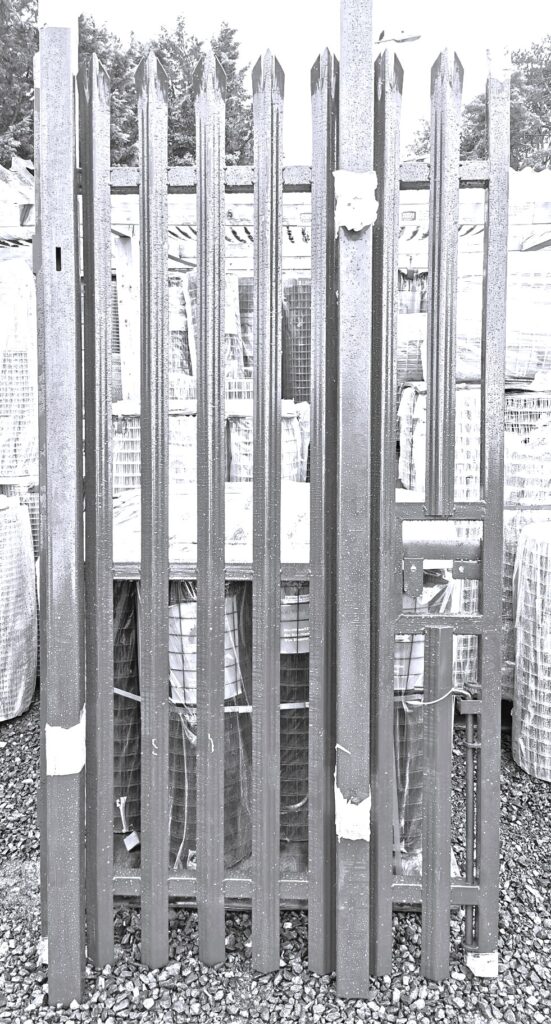 Palisade Galvanised Gate 1.2m x 2.4m