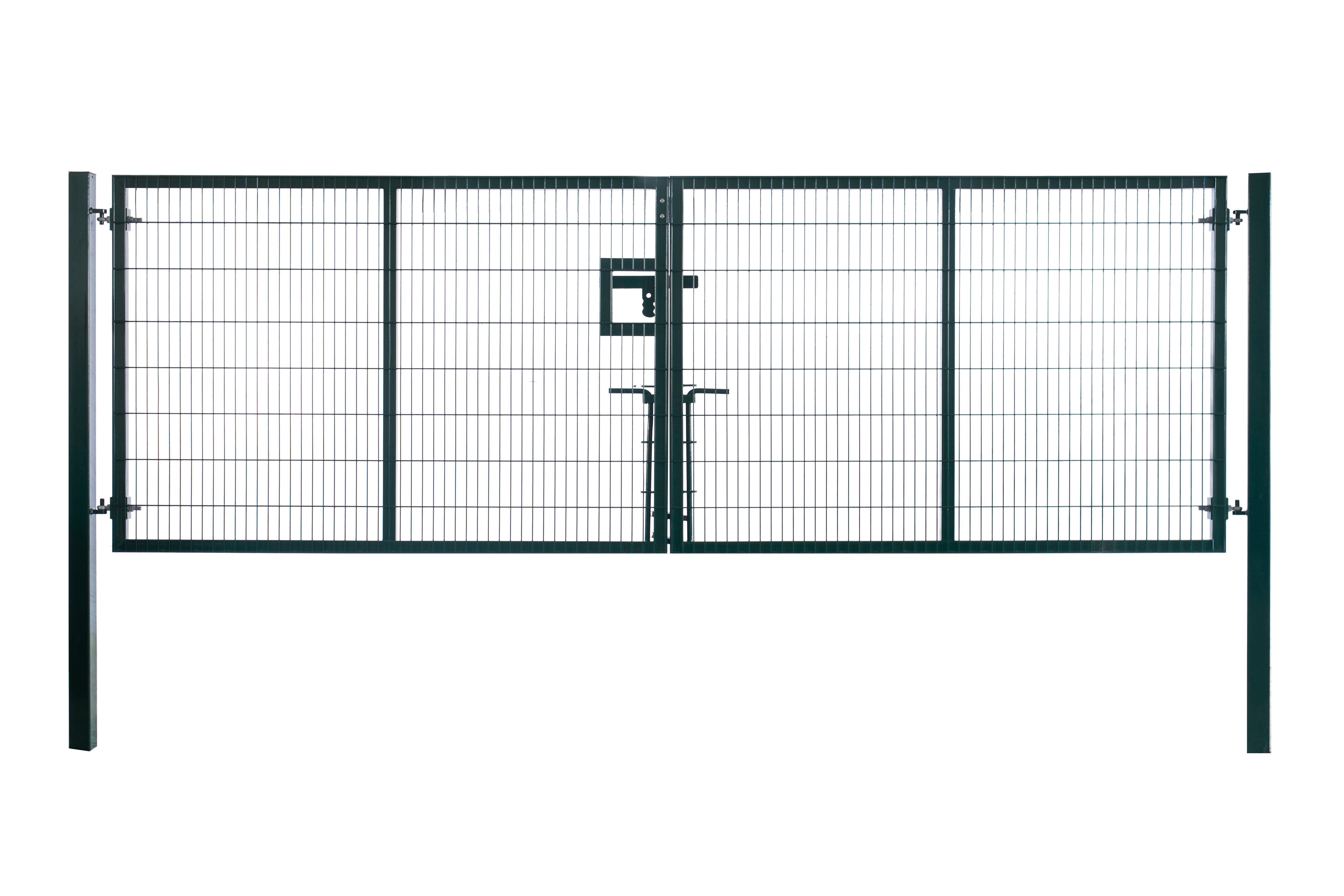 Commercial Double Black Gate 5.0m x 1.7m